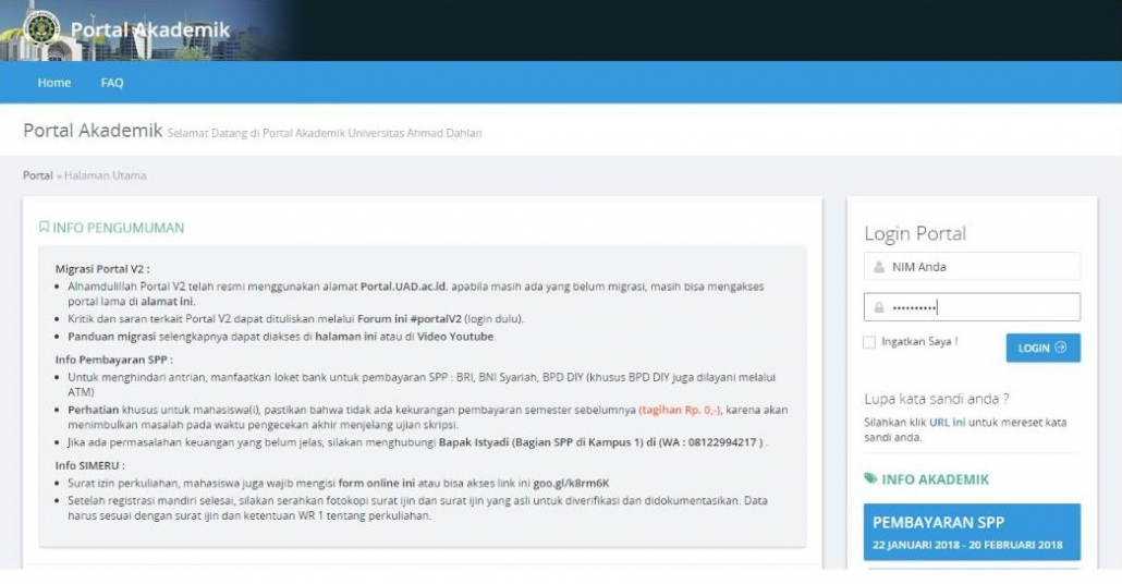 Login - BSI Universitas Ahmad Dahlan